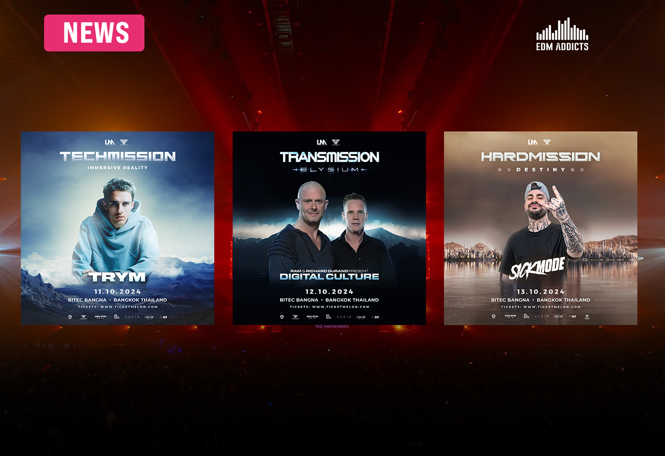 Transmission, Hardmission Techmission : The Second Artist Lineup for ...