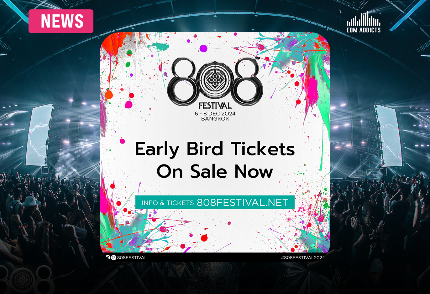 808 FESTIVAL Announces EARLY BIRD Tickets Now Available! - EDM Addicts